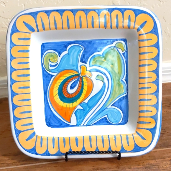 L'Antica Deruta | Dining | Lantica Deruta Decorative Square Trayplates ...